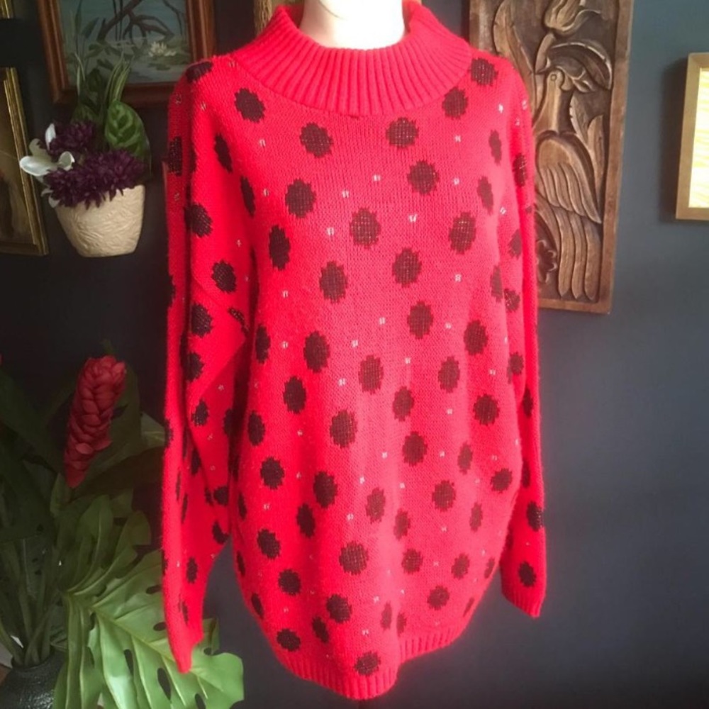 Ladybug Sweater - Gem